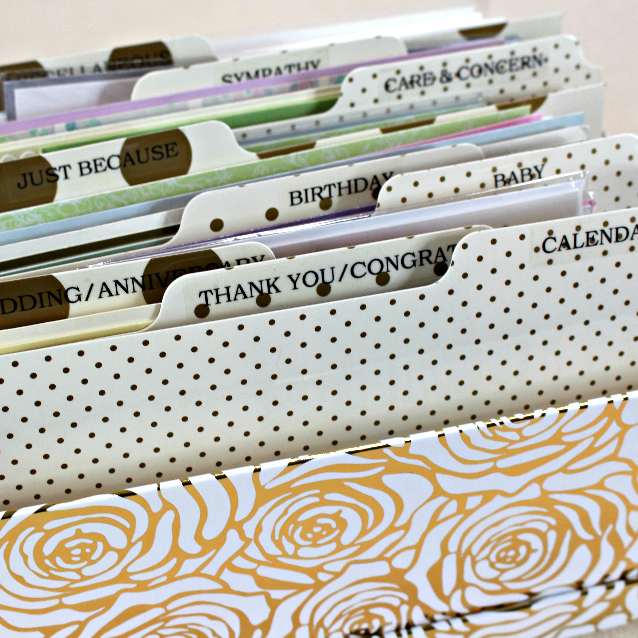 DIY Card Organizer – Rachel Weiland